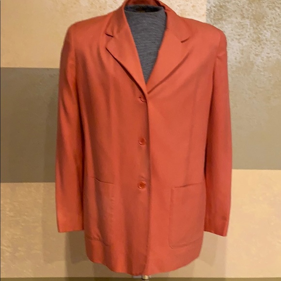 via seta | Jackets & Coats | Vintage Designer Silk Blazer | Poshmark